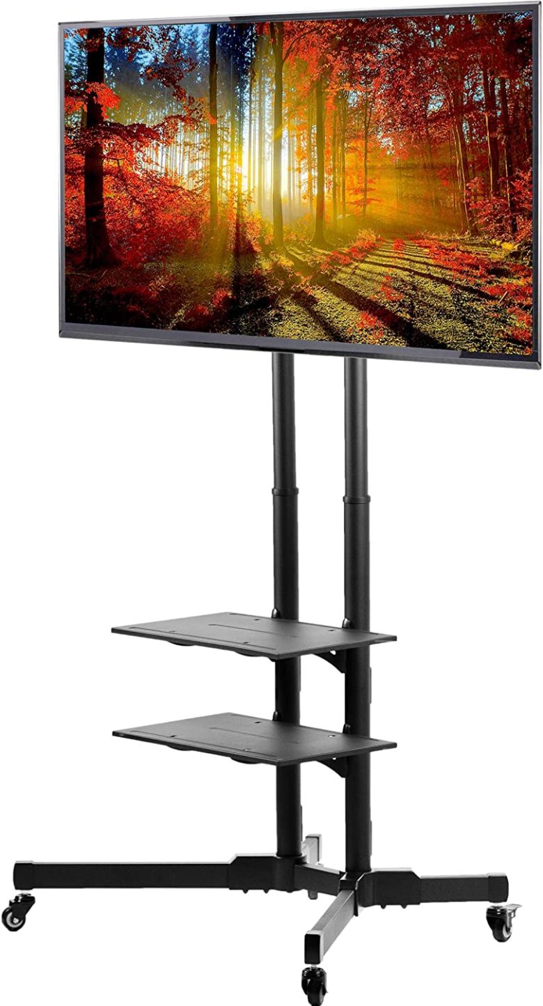 10 Best Rolling TV Stands 2024 - Buying Guide & Reviews